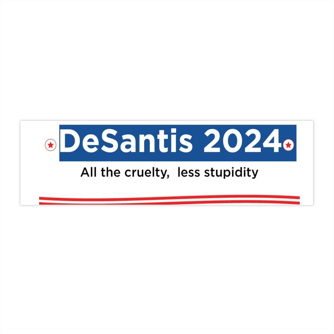 Anti-desantis Progressive Bumper Sticker - Etsy