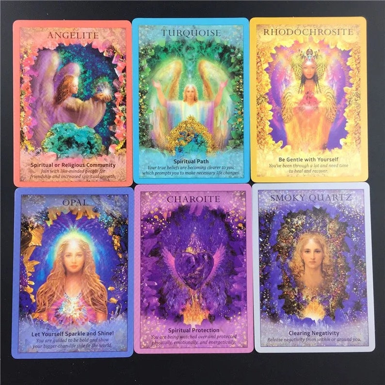 Doreen Virtue Crystal Angels Oracle Cards - Etsy