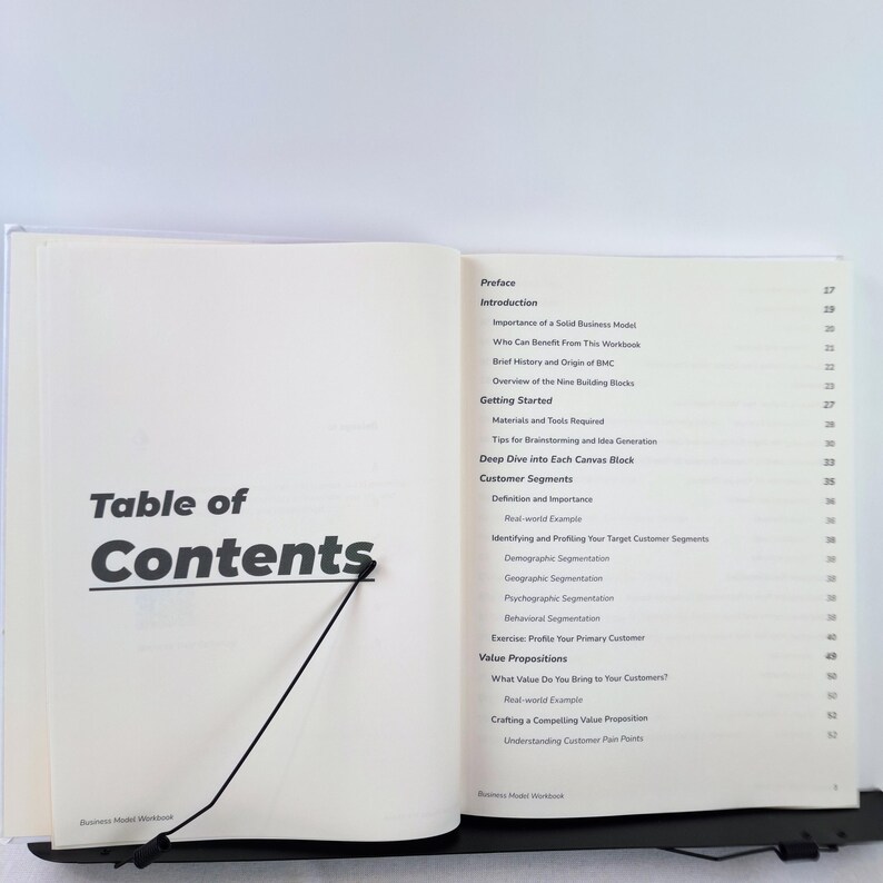 Business Model Canvas Workbook: Master the 9 Essential Building Blocks ...