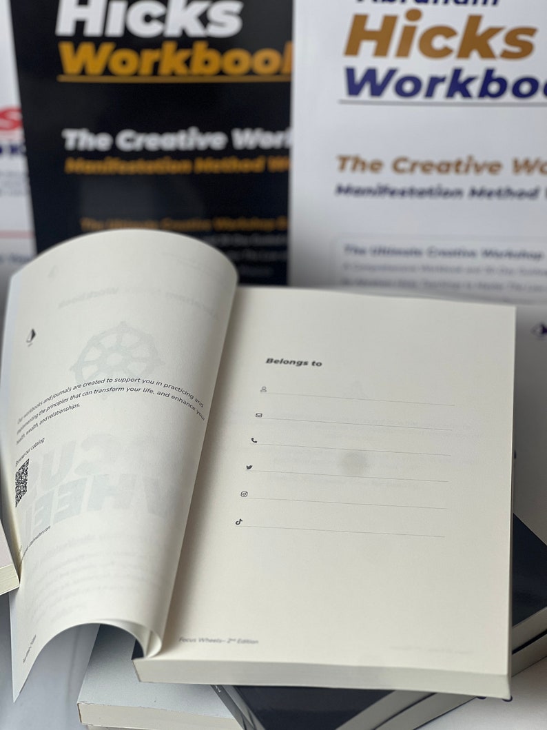 Focus Wheels Workbook & Guided Journal - Etsy