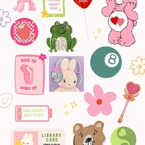 Coquette Girly Sticker Pack | Pink Laptop, Planner, iPad & Kindle ...