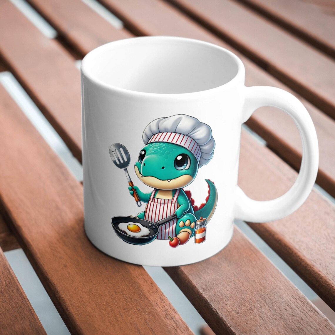 Vintage, Watercolor Chef Red Clipart, Dinosaur PNG, Chef , Dinosaur ...