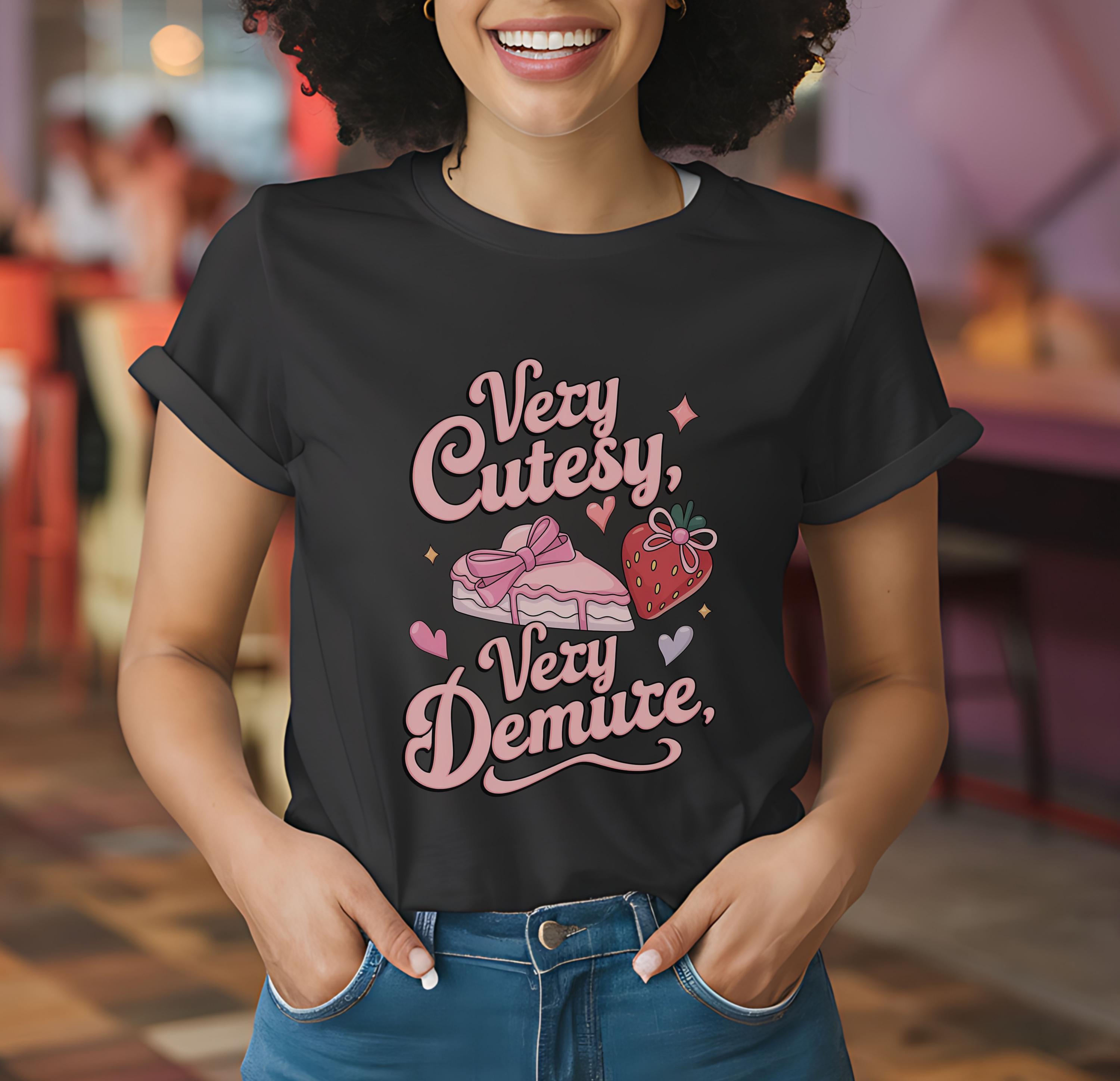 Very Cutesy Very Demure Png Gen Z Trendy Svg, Funny Svg, Very Demure ...