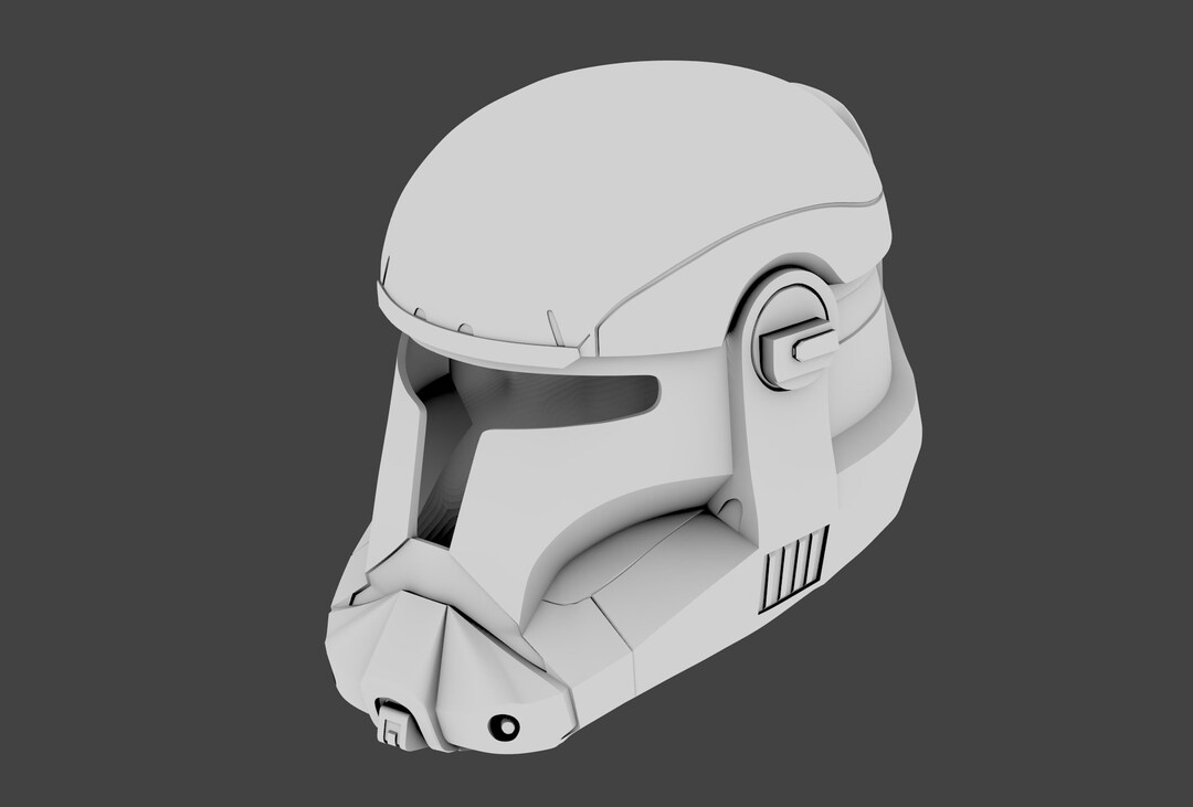 Commando Clone Helmet 3D Model, .stl - Etsy