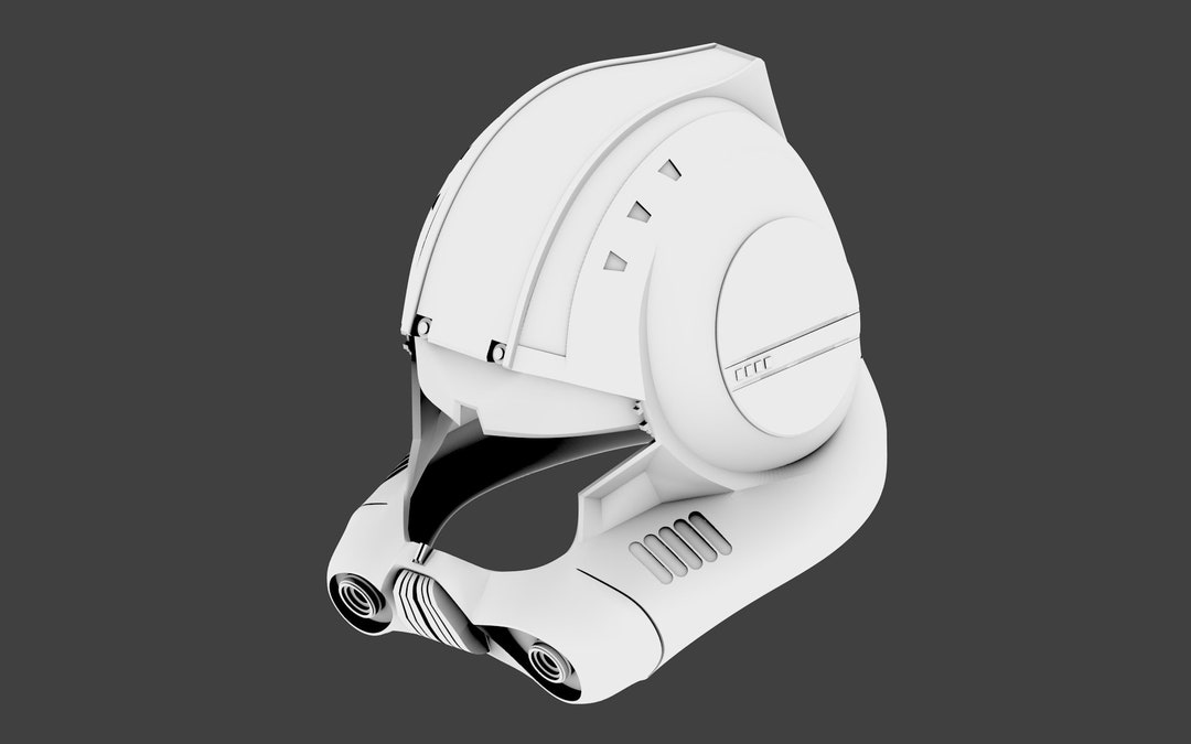 2 Phase Clone Pilot Helmet 3D Model, .stl - Etsy