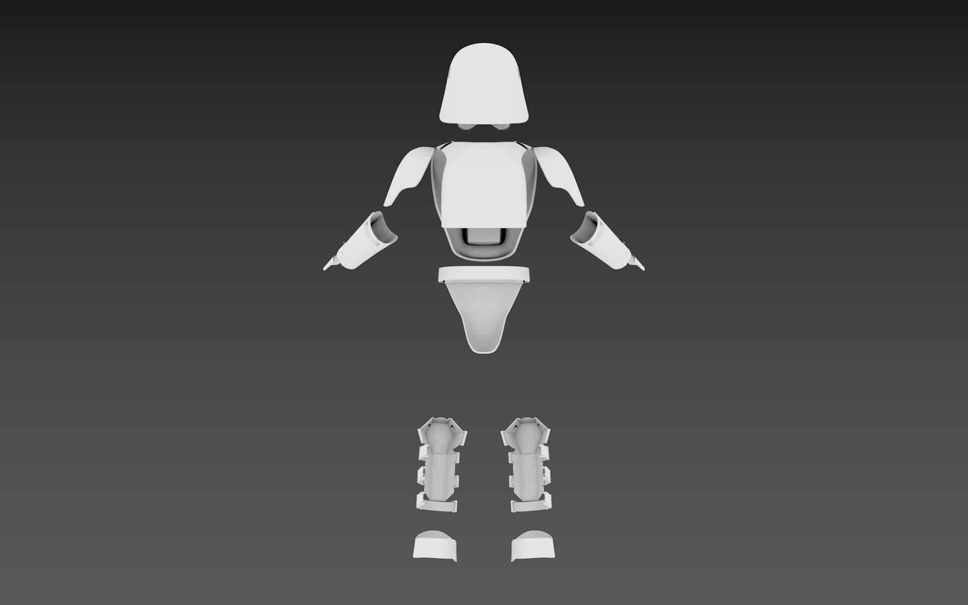 Armor of the Snow Stormtrooper of the First Order 3D Model, .stl - Etsy