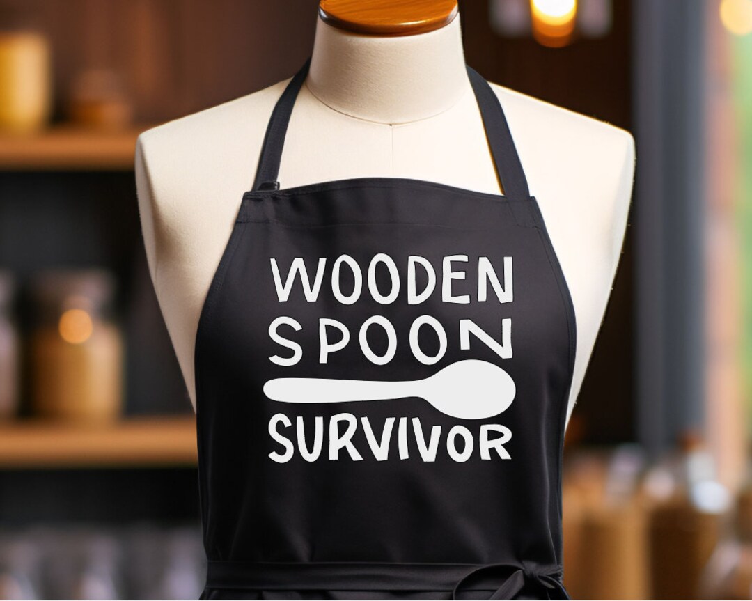Wooden Spoon Survivor Apron Custom Apron Hostess Apron - Etsy