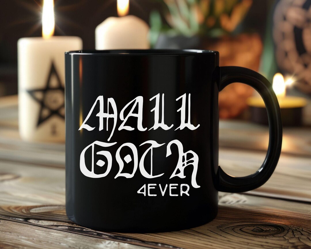 Mall Goth Forever Coffee Cup, Goth Coffee Cup Makes A Great Goth Gift ...