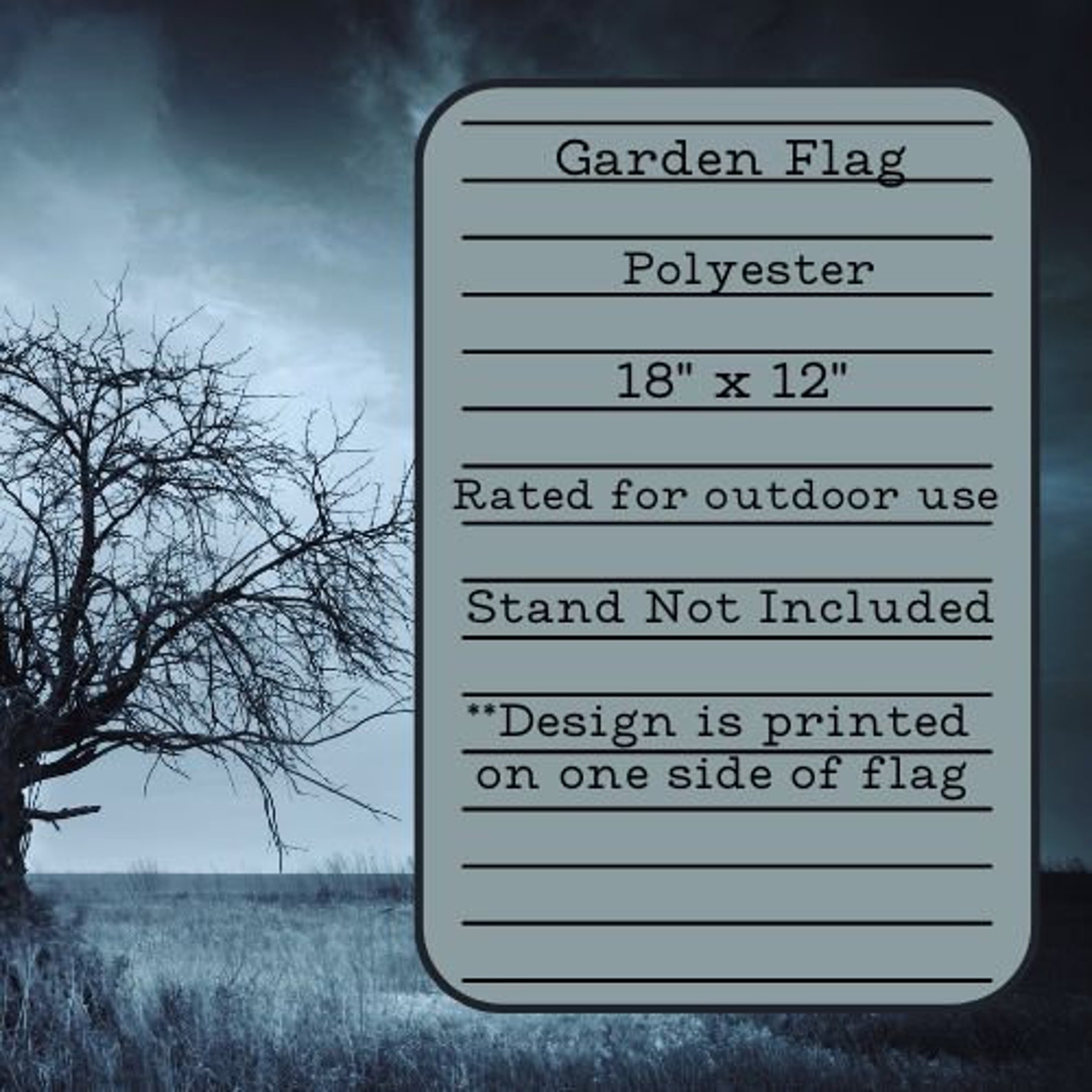 Stay Spooky Cute Retro Ghost Peace Sign Garden Flag, Halloween Yard Art ...