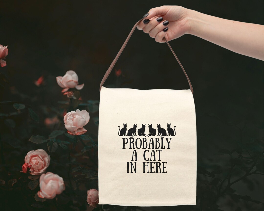 Probably A Cat in Here Lunch Bag, Goth Gift, Goth Bag, Emo Lunch Bag ...