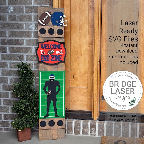 Football Porch Sign - Etsy