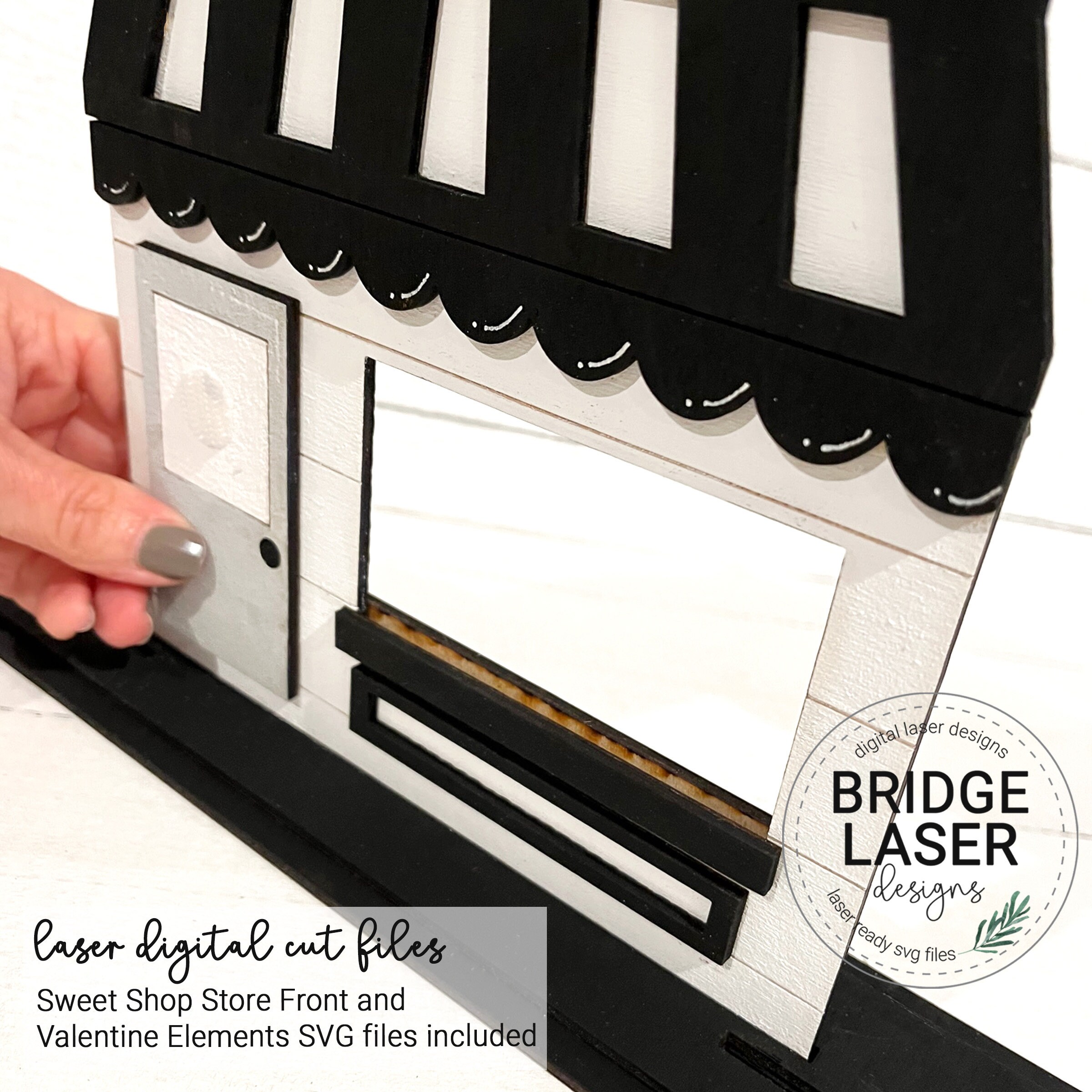 Valentine Laser Cut File Valentine Sweet Shop Laser Design - Etsy