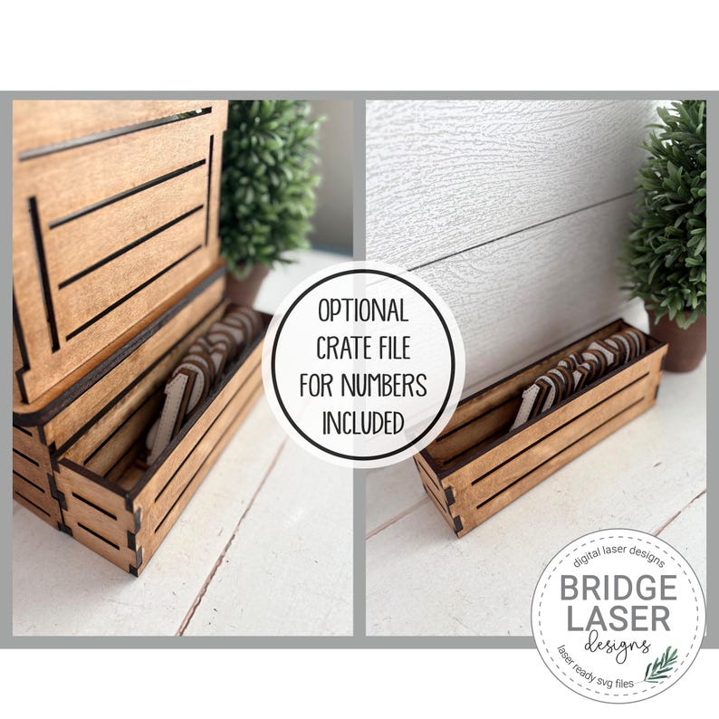 Advent Shelf Laser Cut File, Holiday Countdown Interchangeable Laser ...
