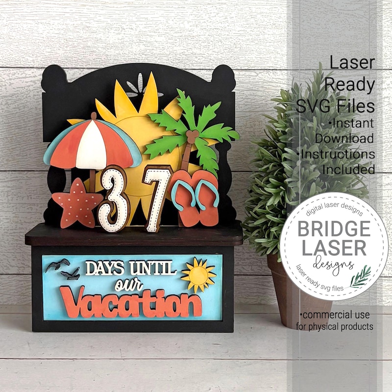 Vacation Countdown File - Etsy