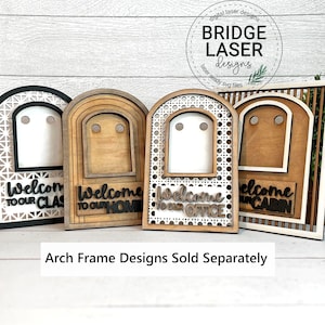 Set #4, Seasonal Arch Laser Cut File, 12 Month Interchangeable Arch ...