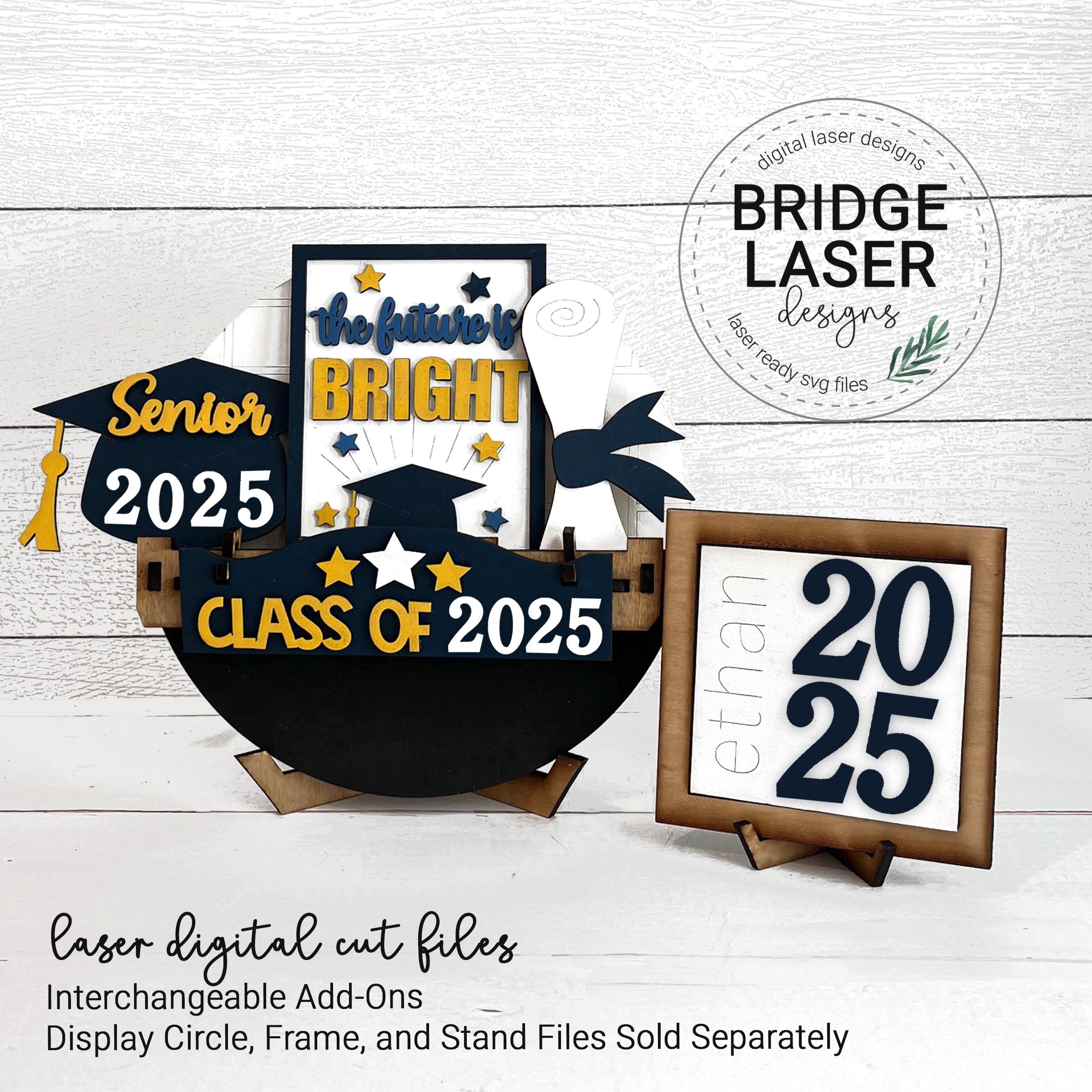 Graduation Laser Cut File, Graduation Interchangeable Add-on SVG ...