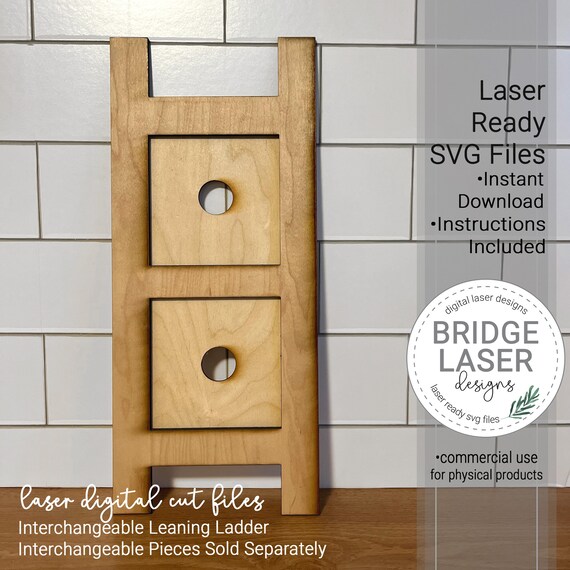 Interchangeable Leaning Ladder Frame and Stand Laser Design - Etsy