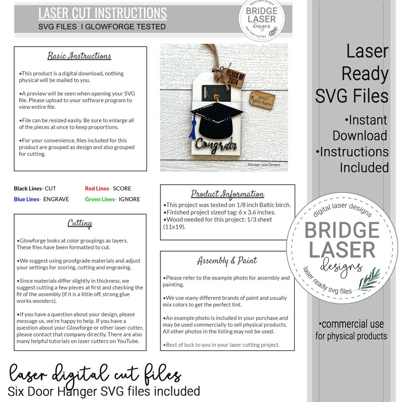 Graduation 2025 Gift Card Holder Laser File, Gift Card Holder SVG ...