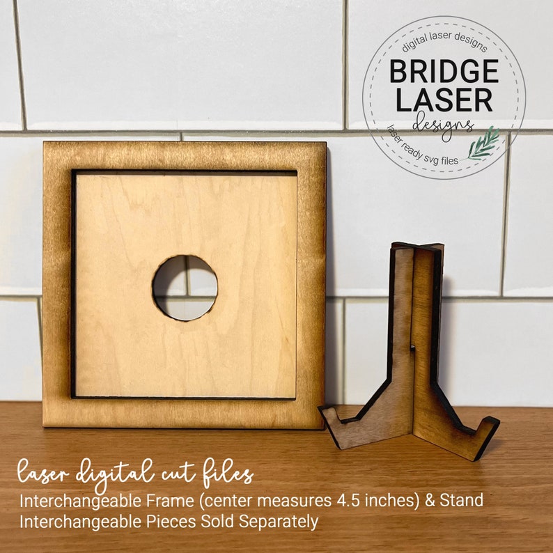 Single Frame Laser Cut Design Interchangeable Leaning Sign - Etsy