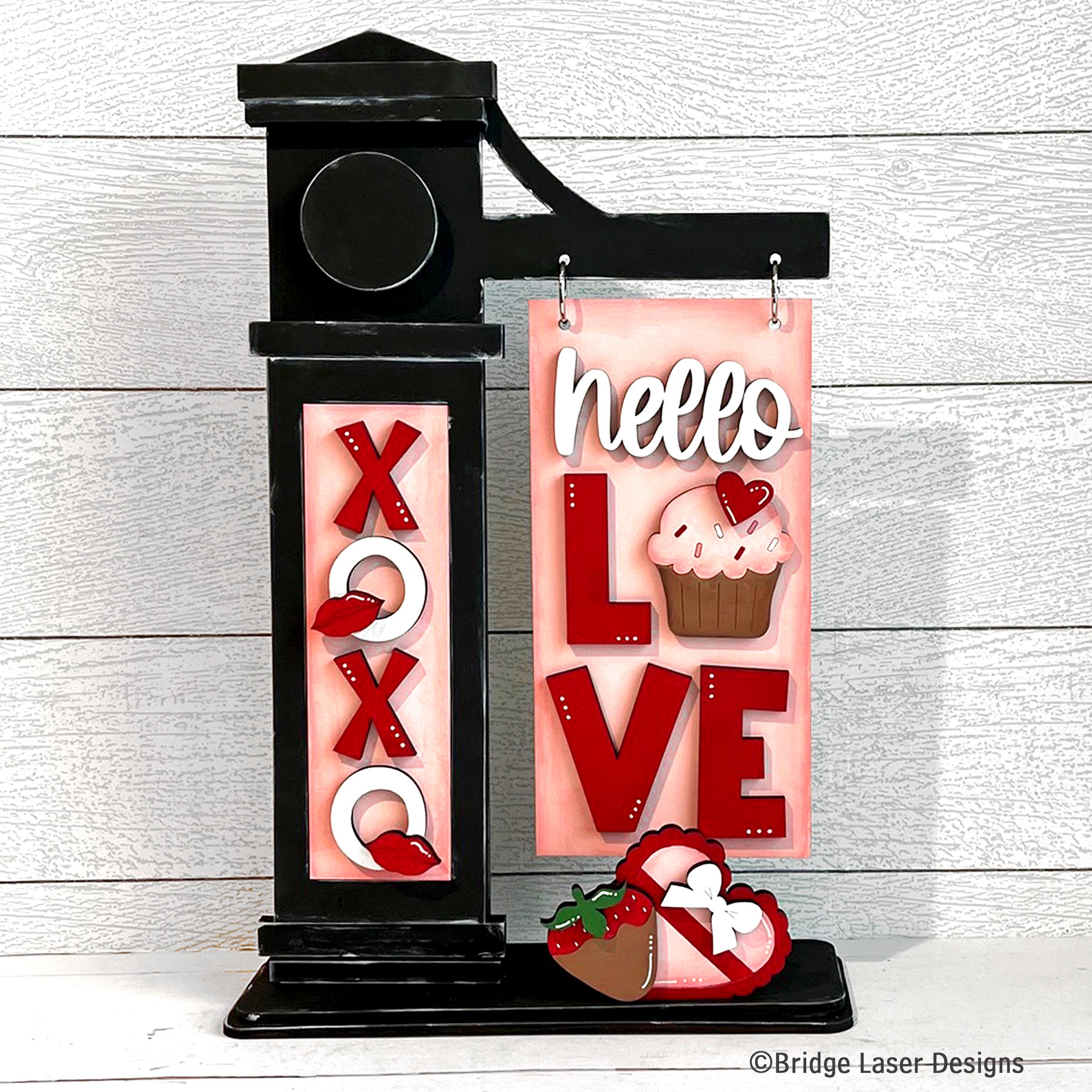 Post BUNDLE 2 Laser Cut Files, Interchangeable Post Laser File SVG ...