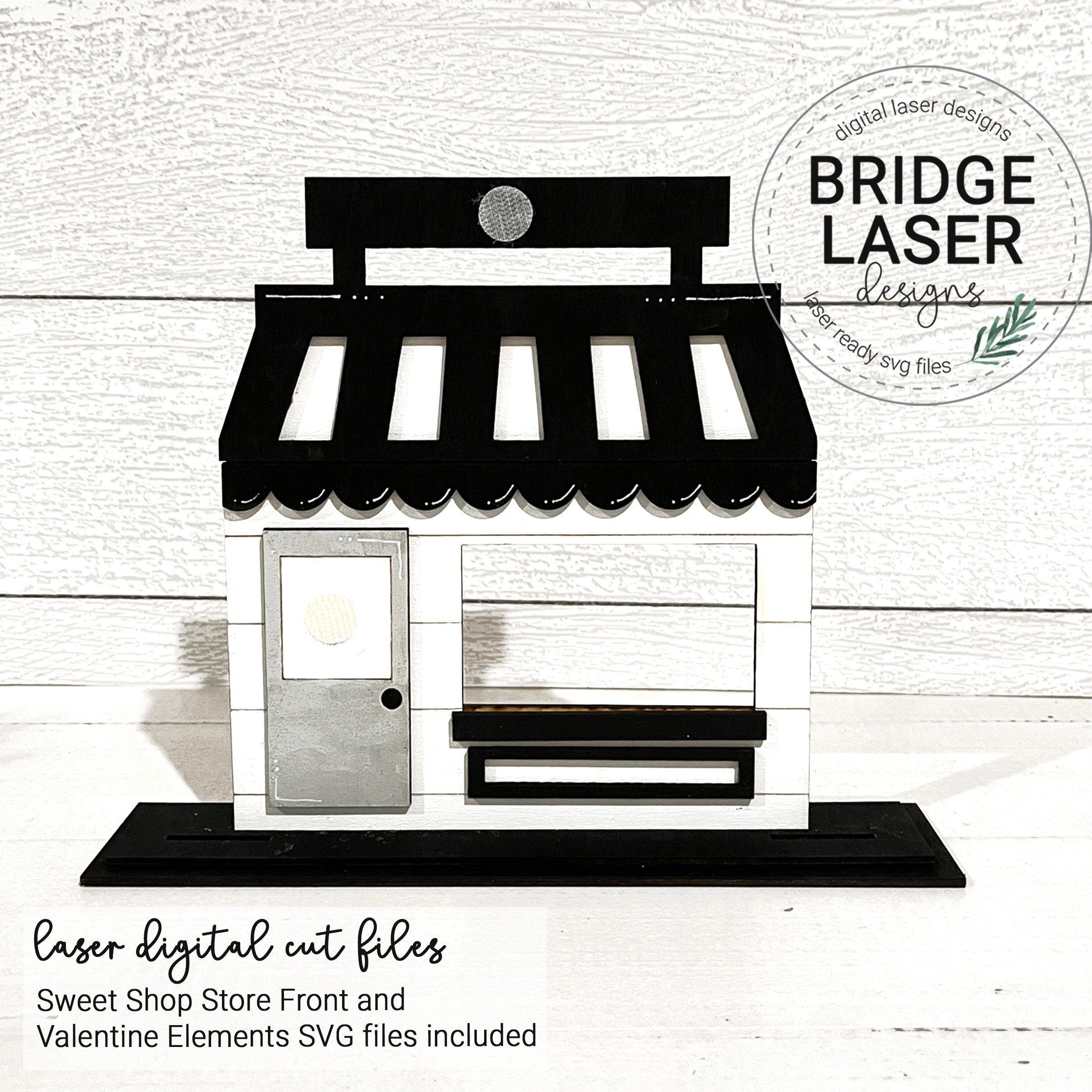 Valentine Laser Cut File Valentine Sweet Shop Laser Design - Etsy