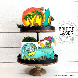 Summer Beach Laser Cut File, Summer Beach Interchangeable Add On, Surf ...