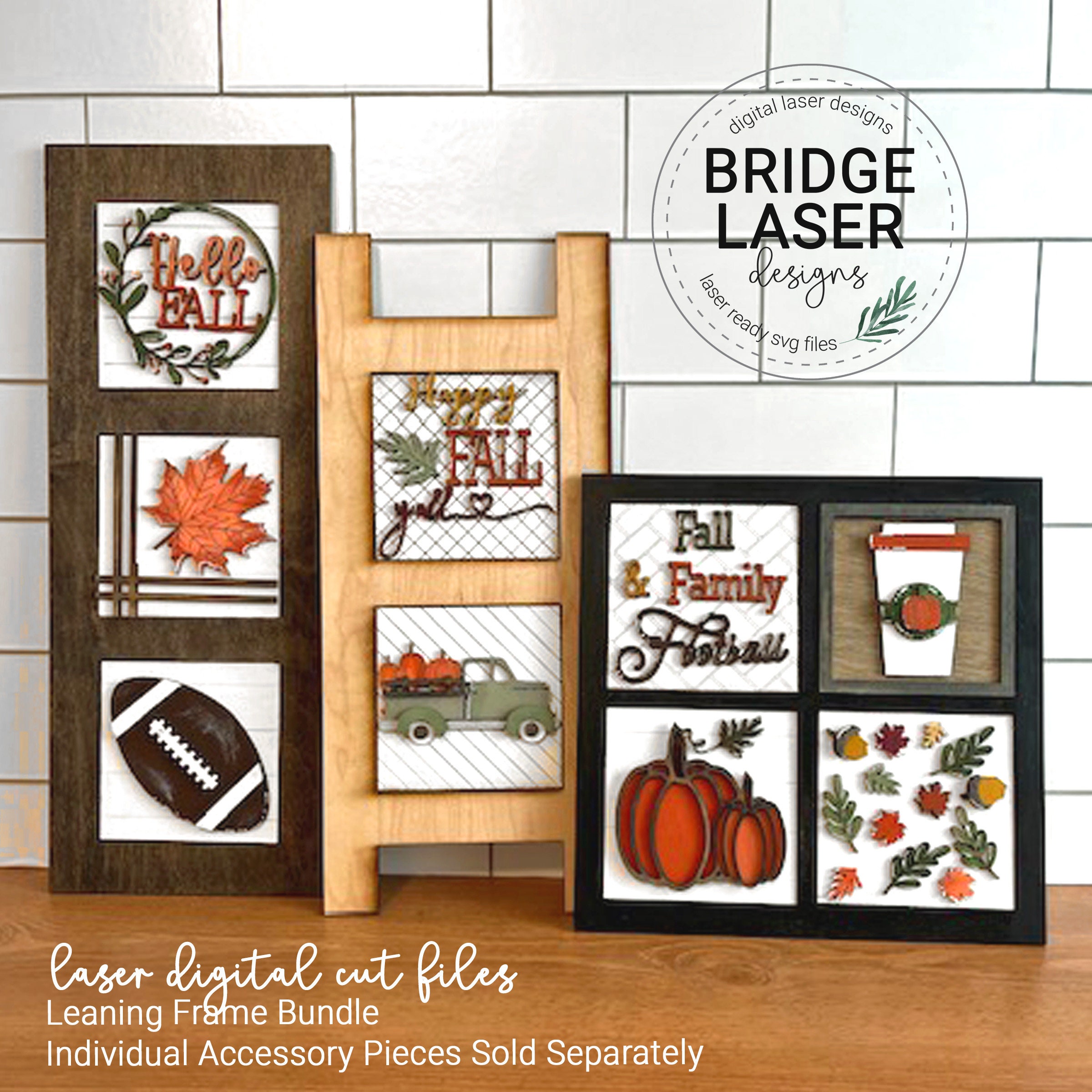 Four Interchangeable Leaning Frame and Standing Laser Design - Etsy