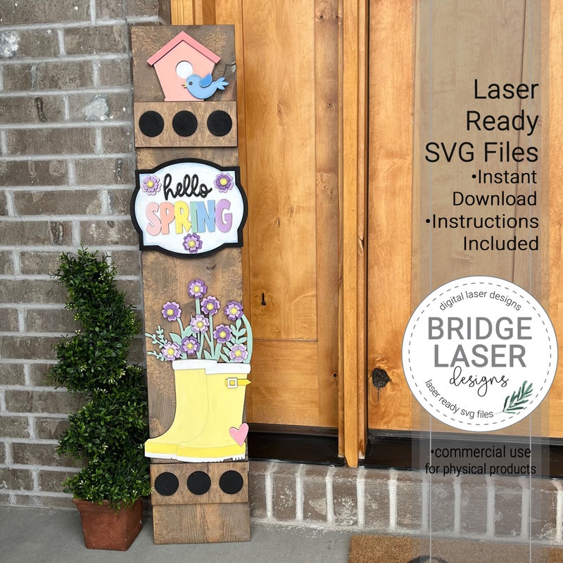 Spring Porch Sign - Etsy