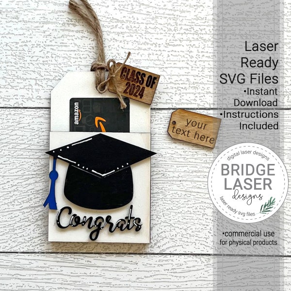 Graduation Card Svg - Etsy