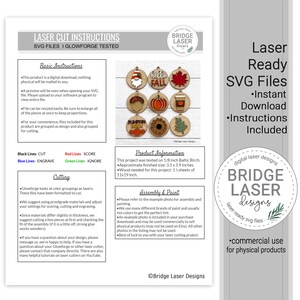 Fall Ornament Laser File, Fall Ornaments Laser SVG, Fall Laser File ...