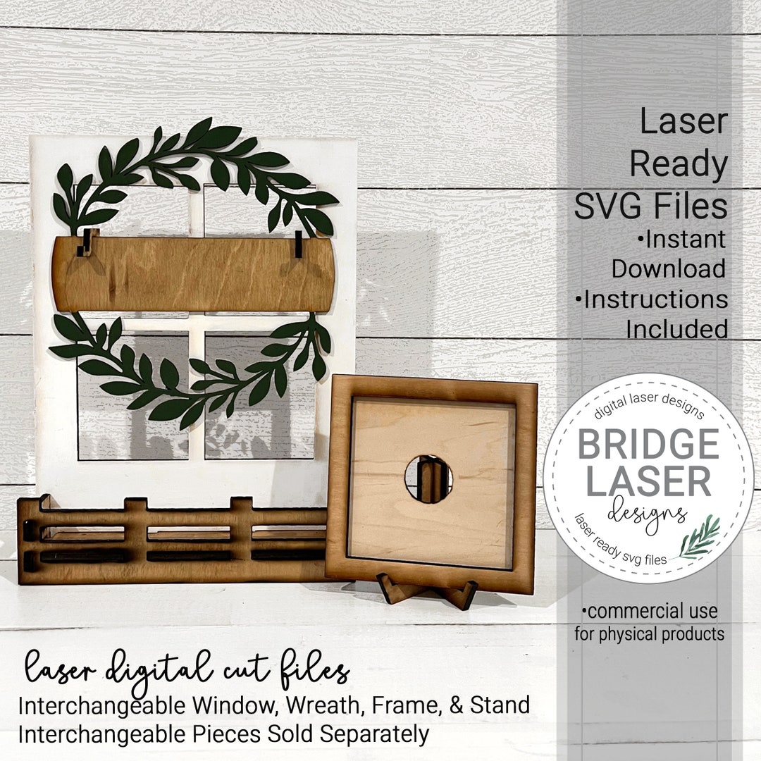 Interchangeable Window and Frame Laser Cut Design, Interchangeable ...