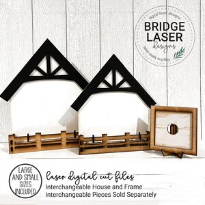 Interchangeable House, Frame and Stand Laser Cut Design ...