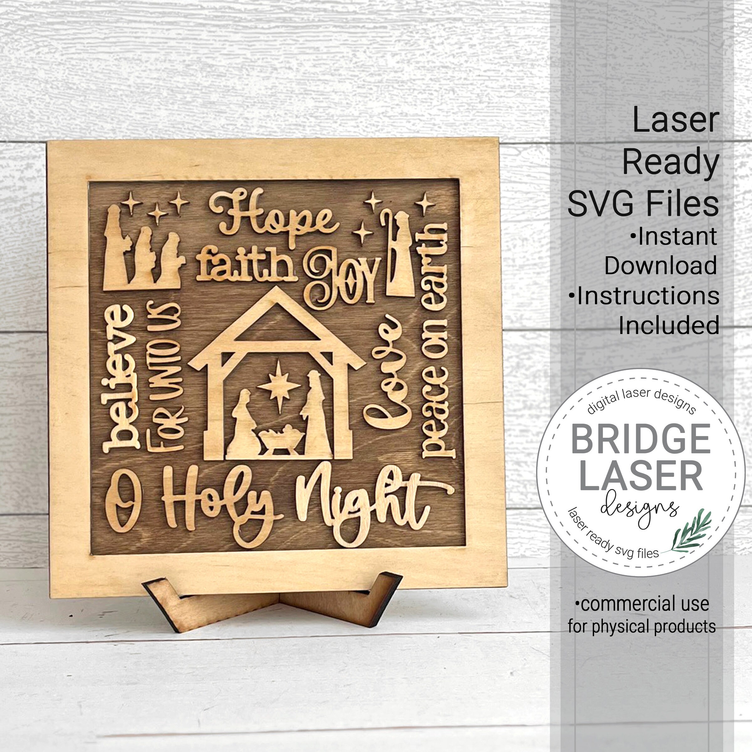 Word Art Laser File Bundle, Word Collage Laser Files, Holiday Sign ...