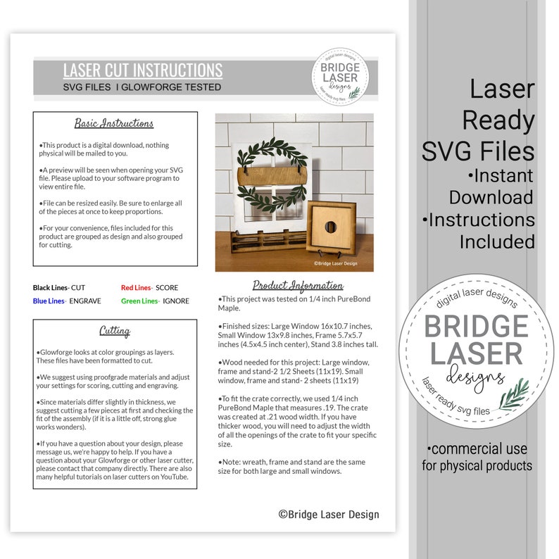 Interchangeable Window and Frame Laser Cut Design, Interchangeable ...