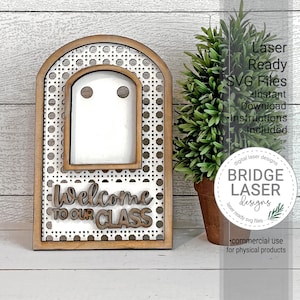Interchangeable Welcome Arch Laser Cut File, Seasonal Sign Laser SVG ...
