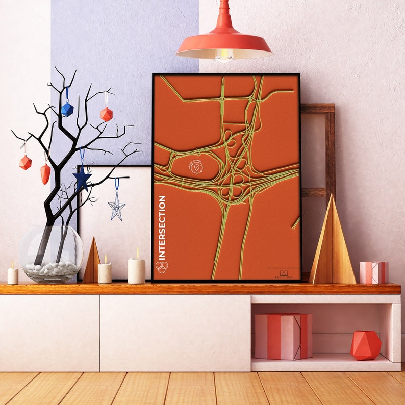 ISTANBUL - TURKIYE Road Map Poster - Etsy