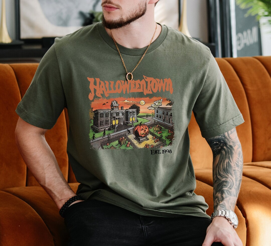 Vintage Halloween Town Shirt, Halloween Town Est 1998 Shirt ...