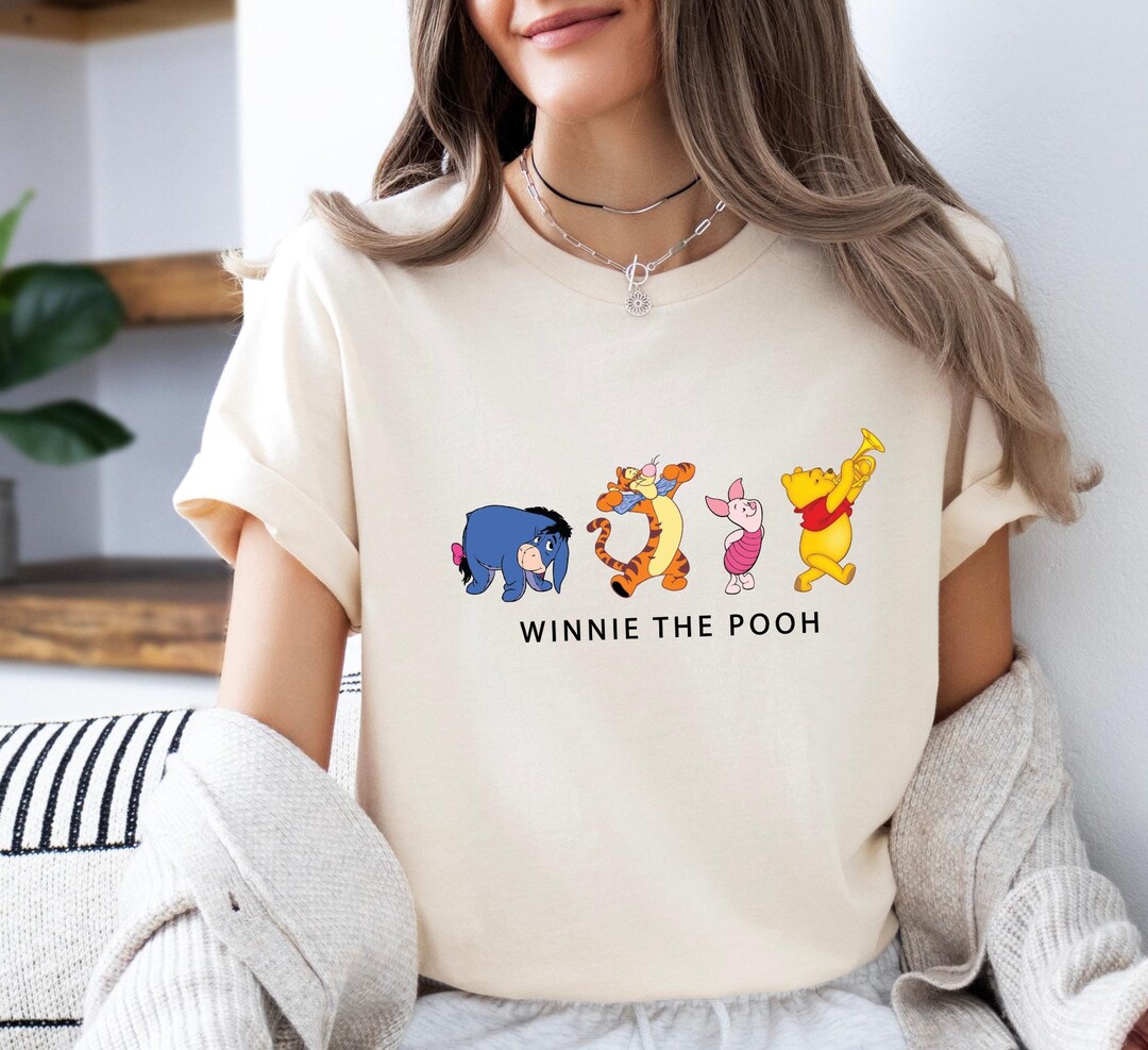 Disney Winnie the Pooh and Friends Shirt, Comfort Colors Disney Shirt ...