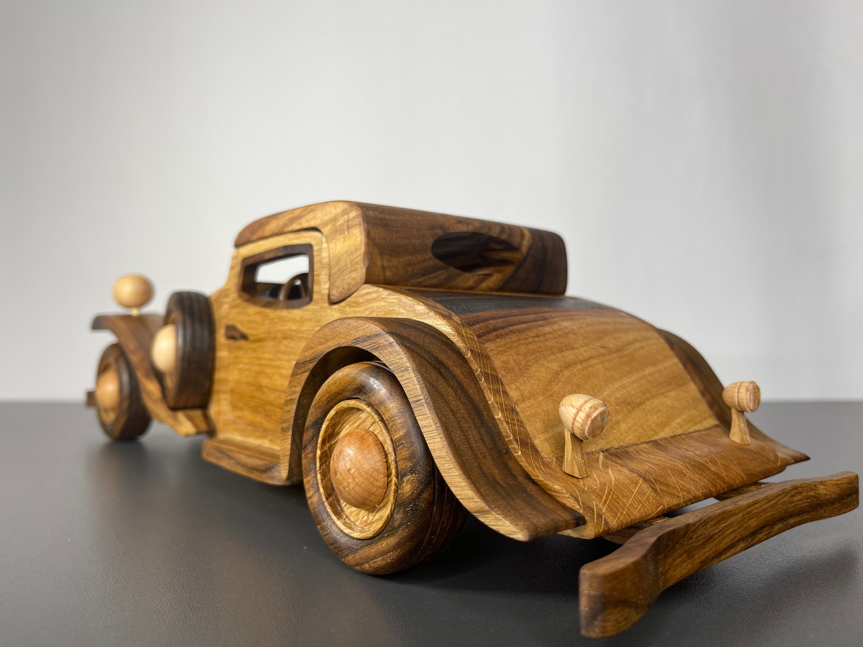 Handmade Wood Car Model Fof Home Decor. Cord 1929 Model. Idea for Gift ...