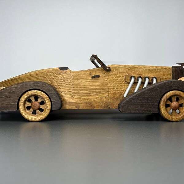 Handmade Wooden Model Car - Etsy