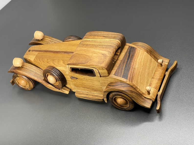 Handmade Wood Car Model Fof Home Decor. Cord 1929 Model. Idea for Gift ...