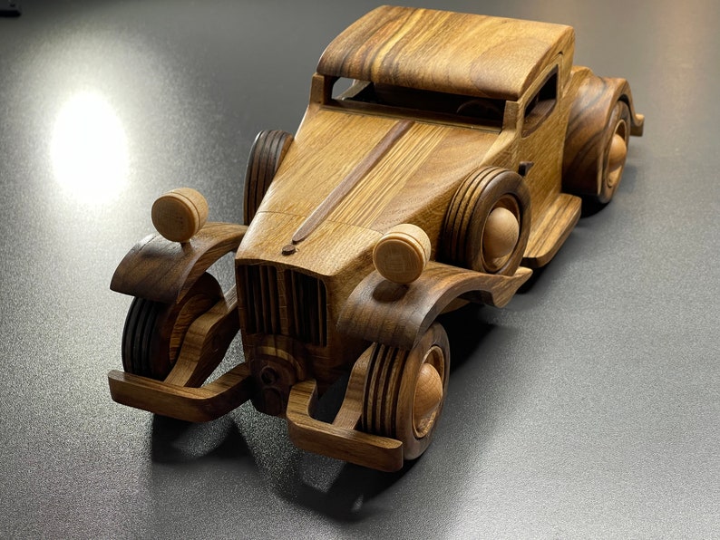 Handmade Wood Car Model Fof Home Decor. Cord 1929 Model. Idea for Gift ...