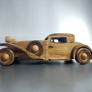 Handmade Wood Car Model Fof Home Decor. Cord 1929 Model. Idea for Gift ...