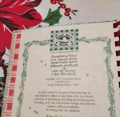 Gooseberry Patch Christmas Book 1998 - Etsy