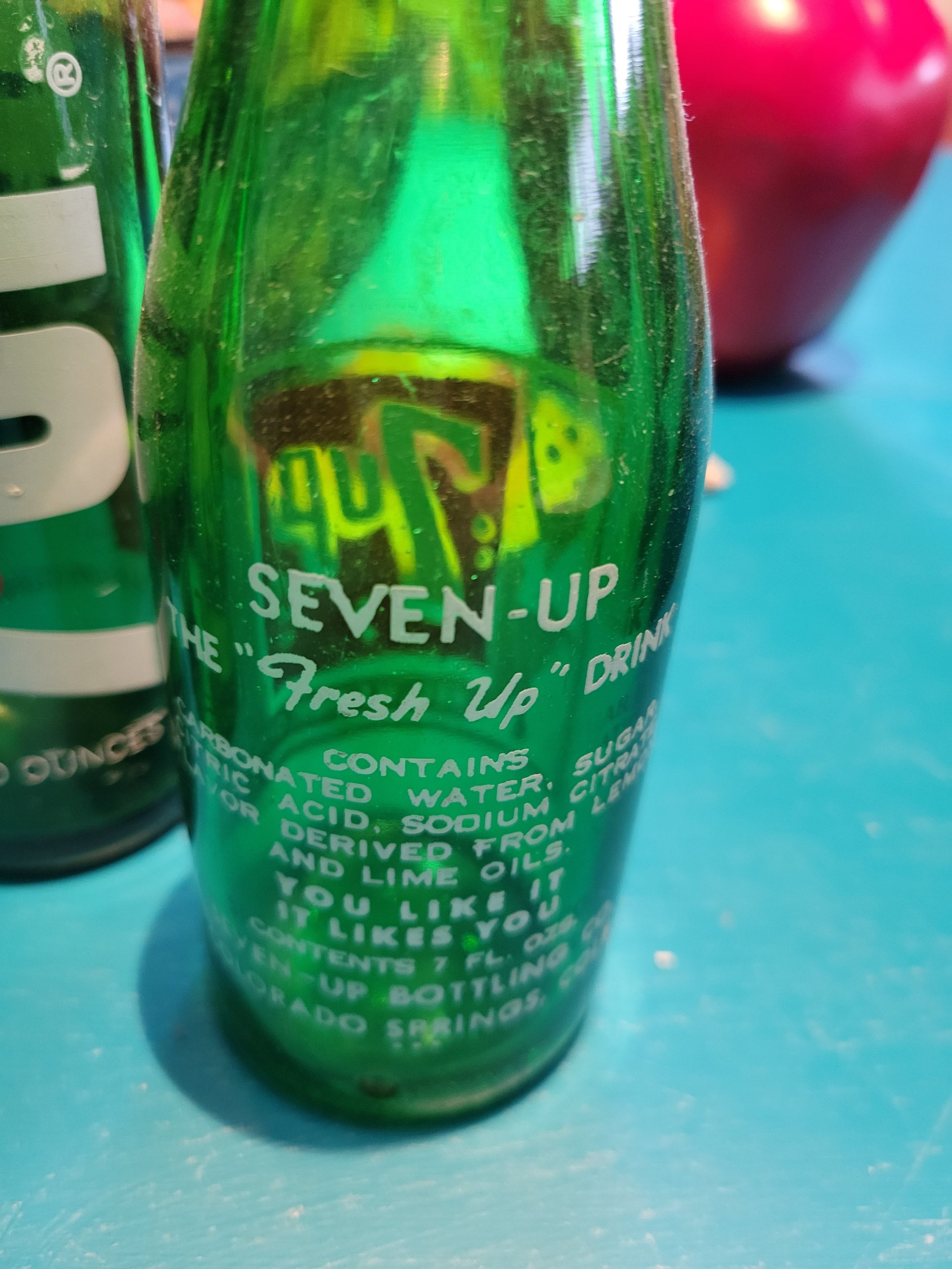 Vintage 7-up Bottle Collection - Etsy