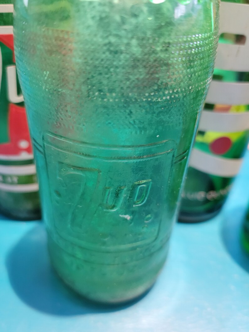 Vintage 7-up Bottle Collection - Etsy
