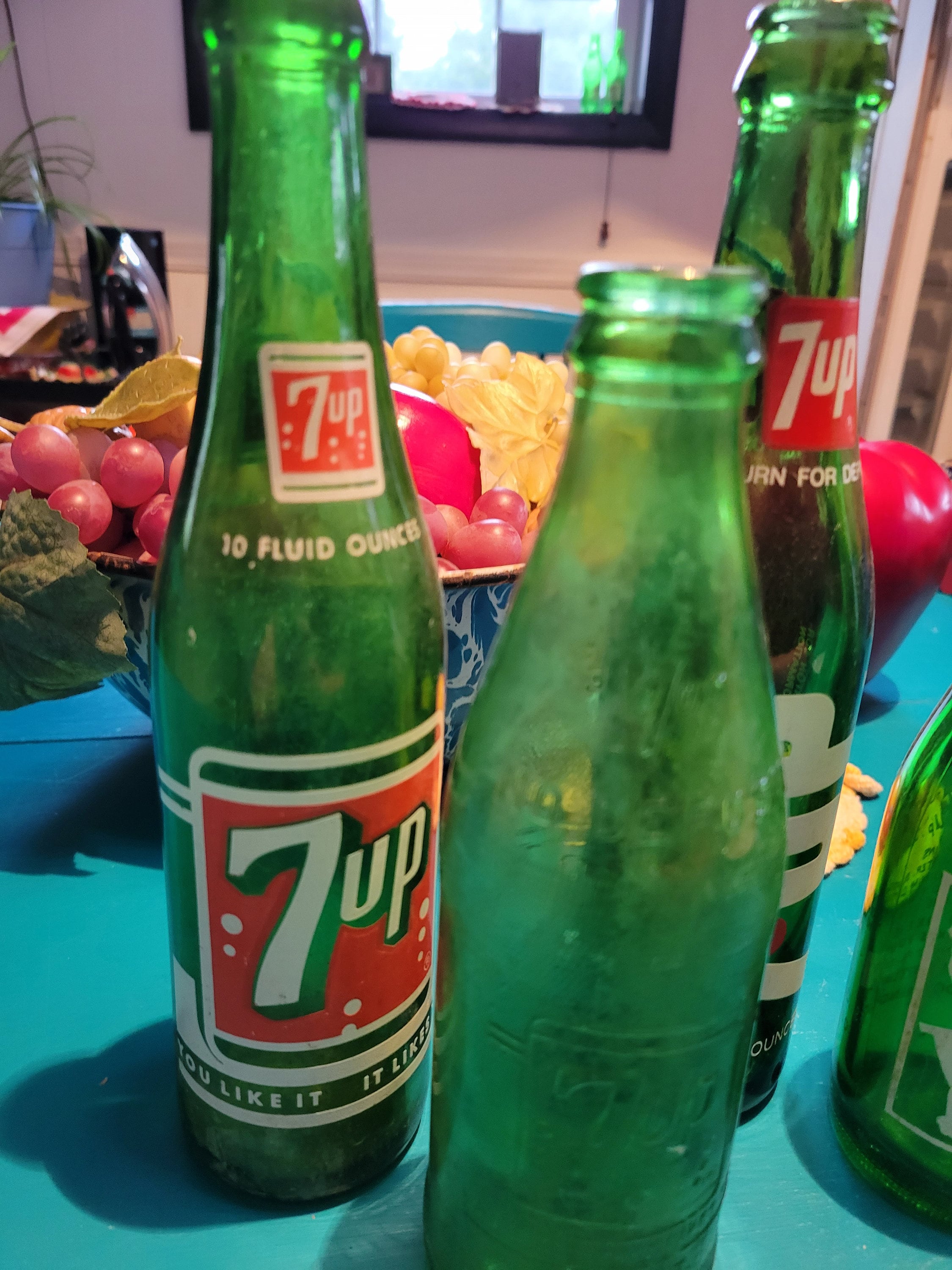 Vintage 7-up Bottle Collection - Etsy