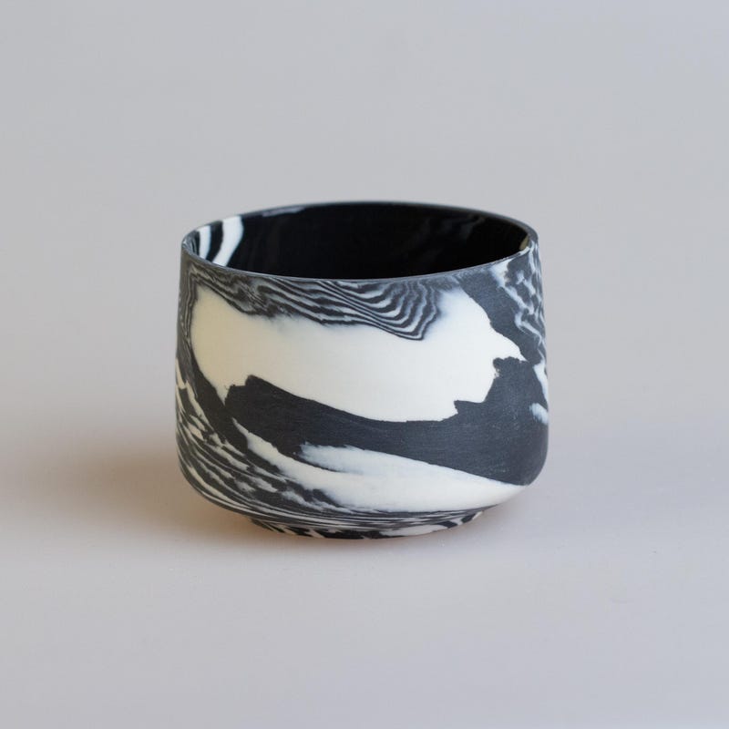 Black and White Nerikomi - Etsy