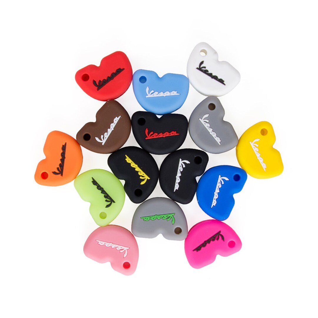 For Vespa Key Fob Silicone Case Cover Protector Scooter 2pcs - Etsy
