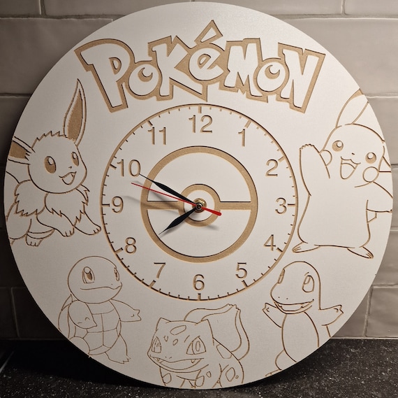 Pokemon Clock Svg Dxf Pdf Eps Ai Cnc Engraving - Etsy België